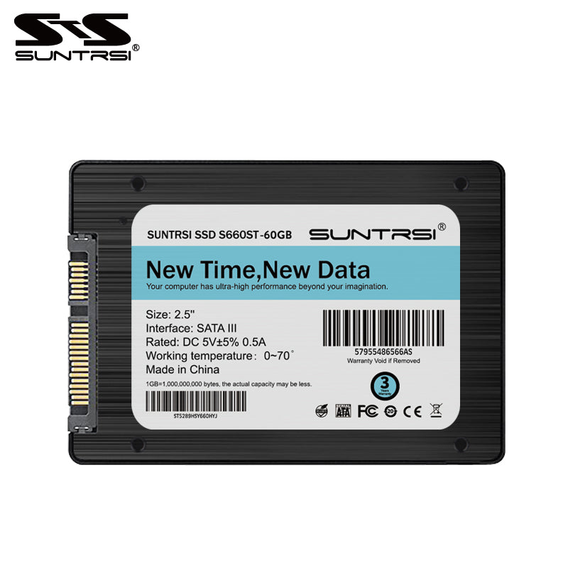 SSD Suntrsi Internal Solid State Disk 120GB SATA3 2.5 inch S660ST Blac ...